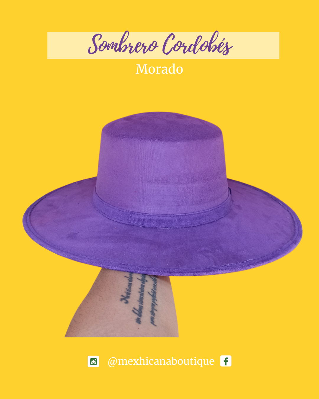 Sombrero Cordobés personalizado - MEXHICANA